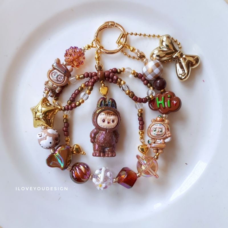 Iloveyoudesign/ labubu strap/ popmart/ keychain/ bagcharm/ viral labubu ...