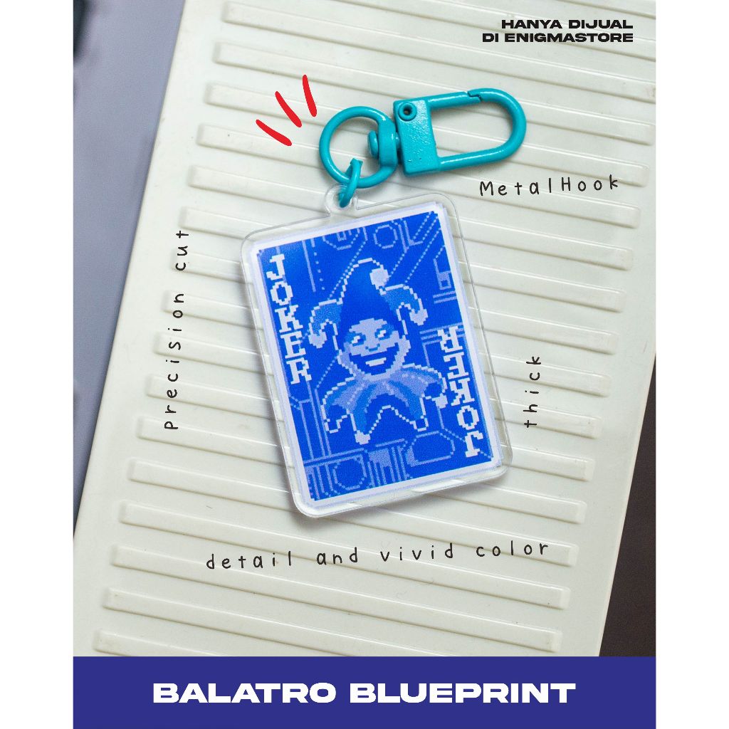 BLUEPRINT JOKER BALATRO KEYCH | Shopee Philippines