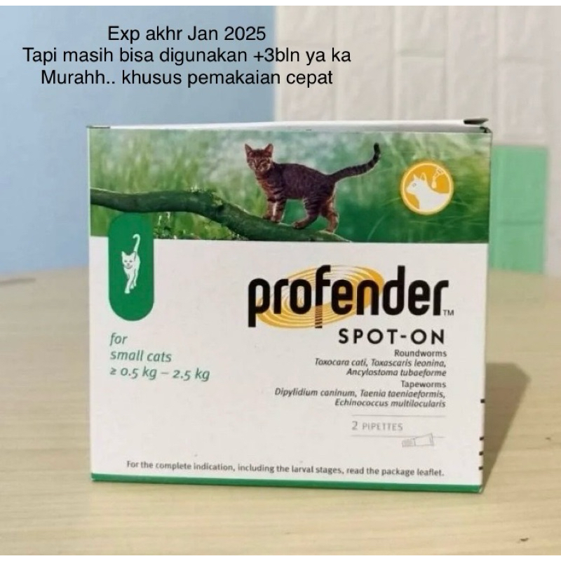 Profender Spot On Cat Deworming Medicine for Kittens 0.5 - 2.5kg ...