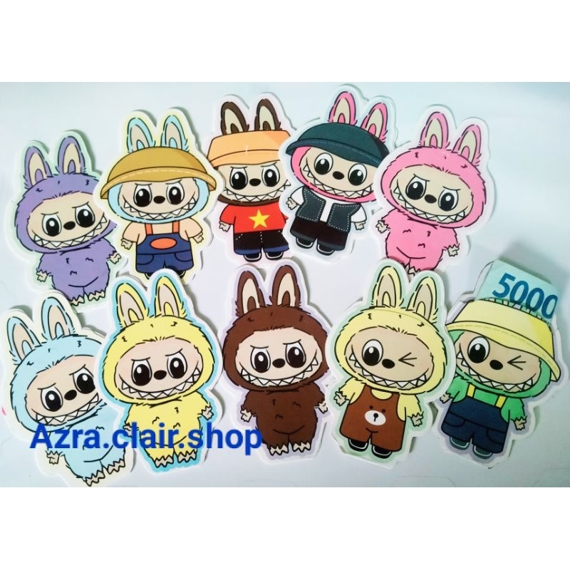 Labubu 3D paper character Eid envelope / Contemporary 3D Eid envelope ...