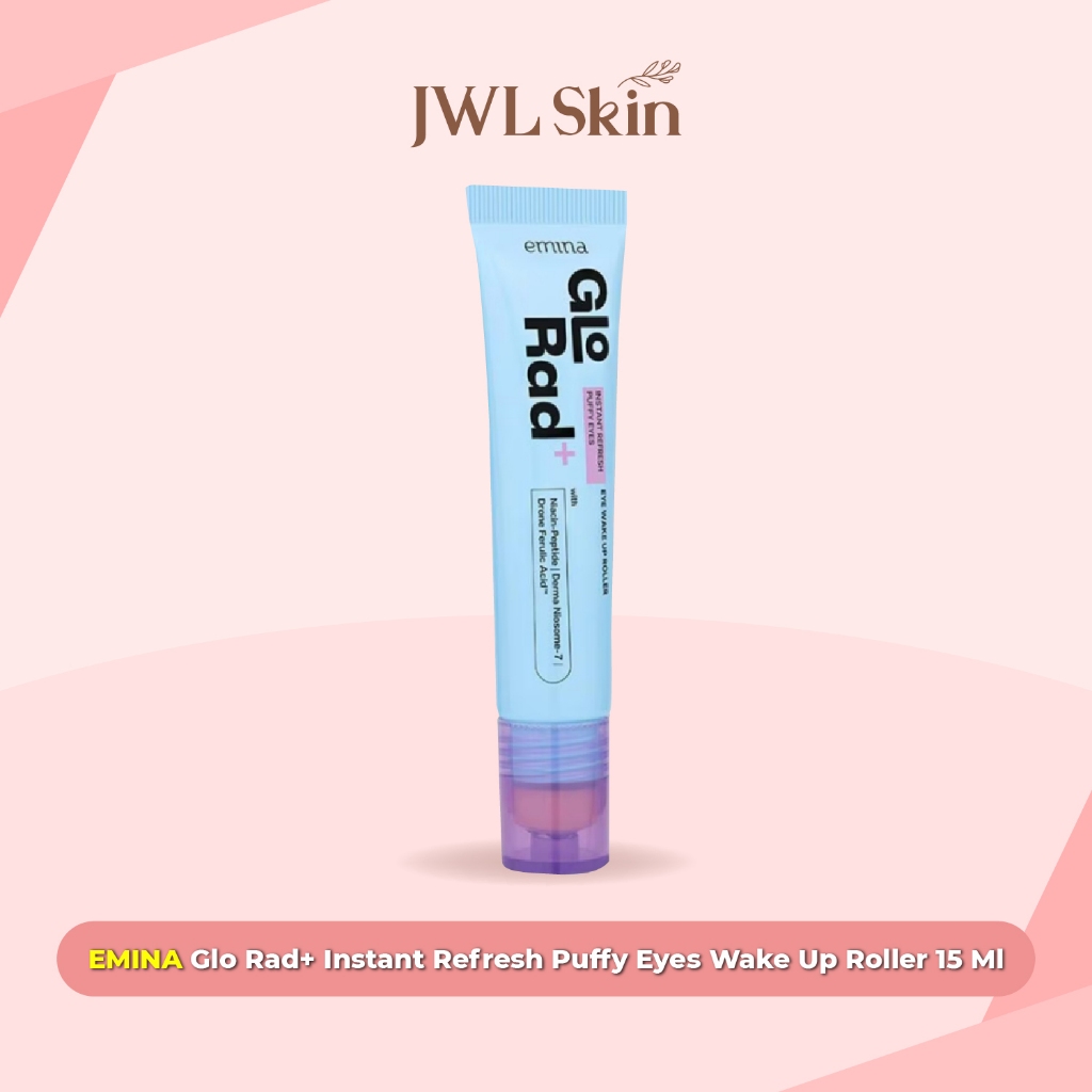 MATA Emina Glo Rad+ Instant Refresh Puffy Eyes Eye Wake Up Roller 15 Ml ...