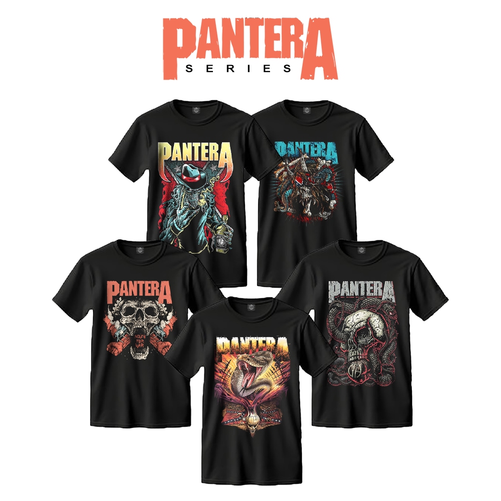 Pantera Metal Band Distro T Shirt Cotton Combed 24s Premium T Shirt ...