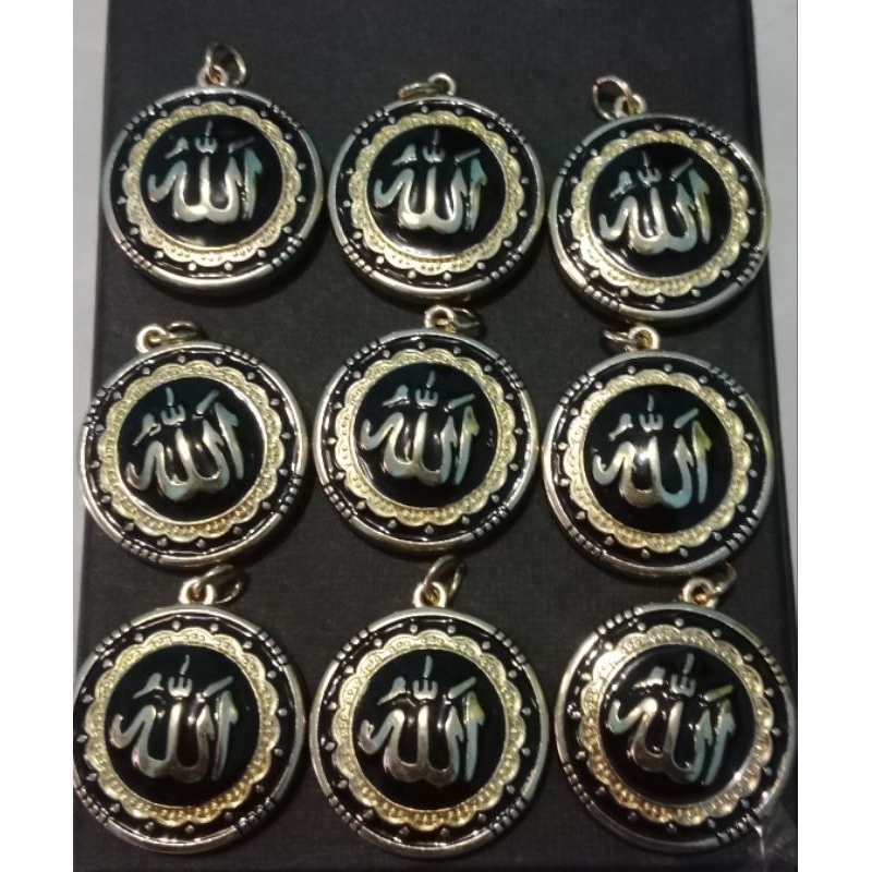 Small Lafadz Allah Pendant | Black Jade Stone | Gwi Sa Mun Sok | Shopee ...