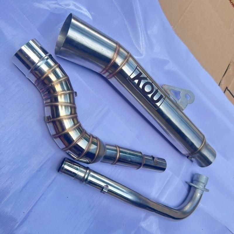 Open pipe KOU MAHACHAI for wave 100/115 xrm 100/115 smash 115 raider j ...