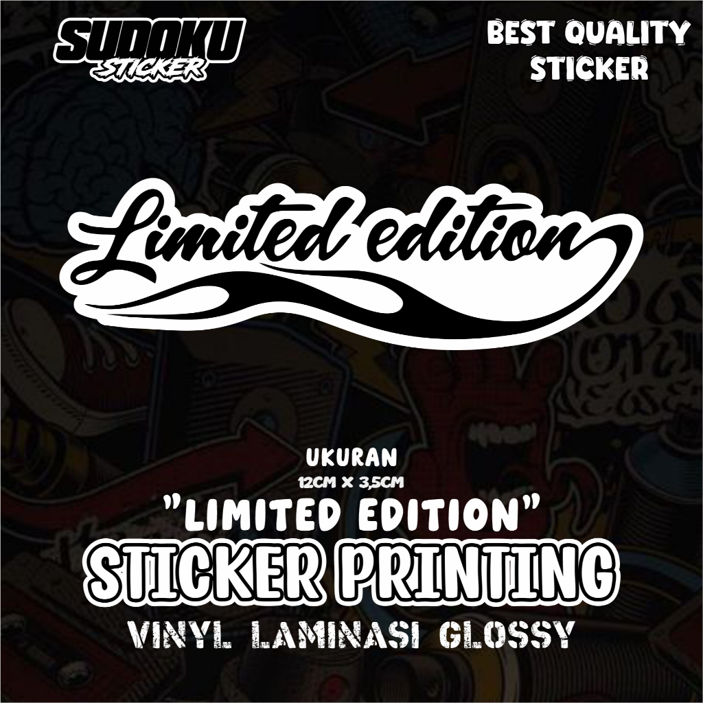 Sticker PRINTING STICKER LIMITED EDITION VIRAL FYP AESTHETIC | Shopee ...