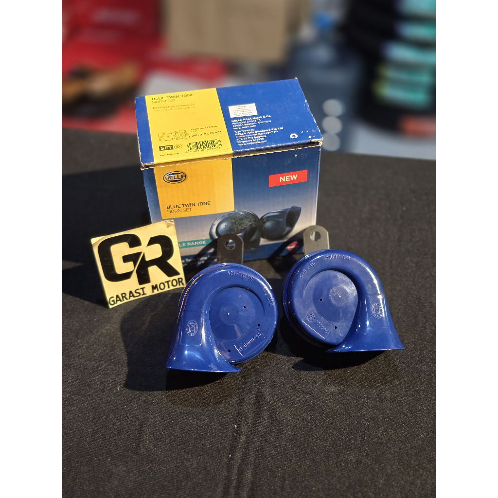 Blue hella snail horn blue twin tone 12v nmax aerox fazzio vario beat ...