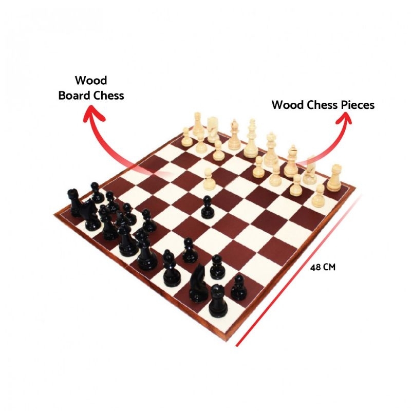 KAYU Tournament Percasi Wooden Chess 4 Fold & 8 Fold ROX Original Bags ...