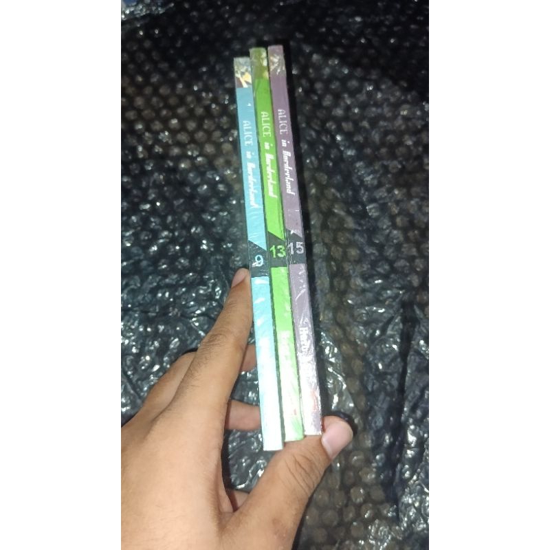 Rare manga comic alice in borderland draw/set vol 9,13,15 seal new ori ...