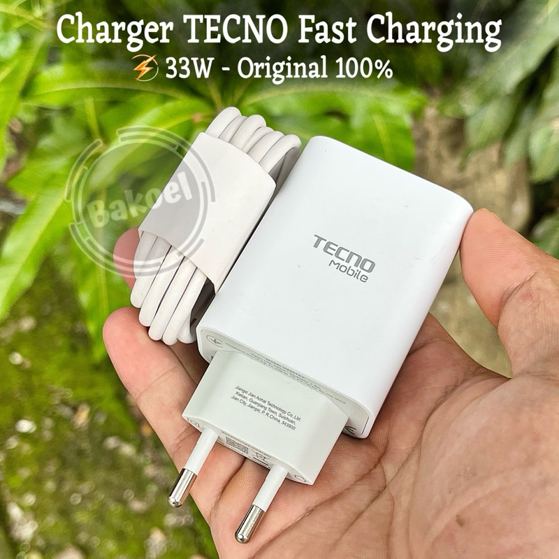 HP 100% Original TECNO Charger 33W - Original Fast Charging that came ...