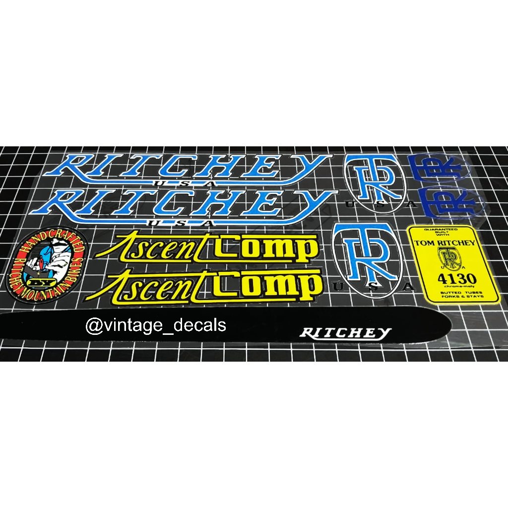 Ritchey Ascent comp bicycle decals sticker | Shopee Philippines