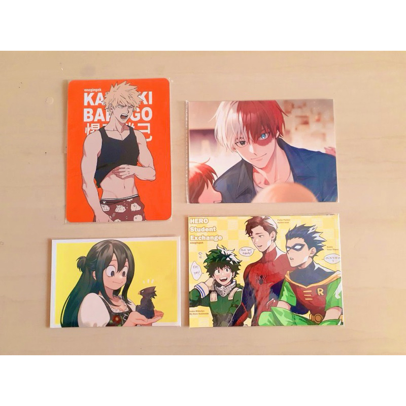 Postcard / handsome paper onegingek hero academia, haikyuu, tokyo ...