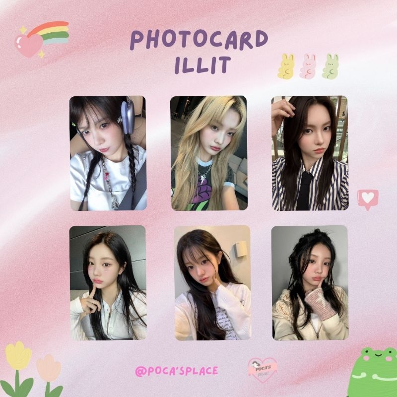 Photocard KPOP ILLIT SELCA IROHA MINJU WONHE MOKA YUNAH | Shopee ...