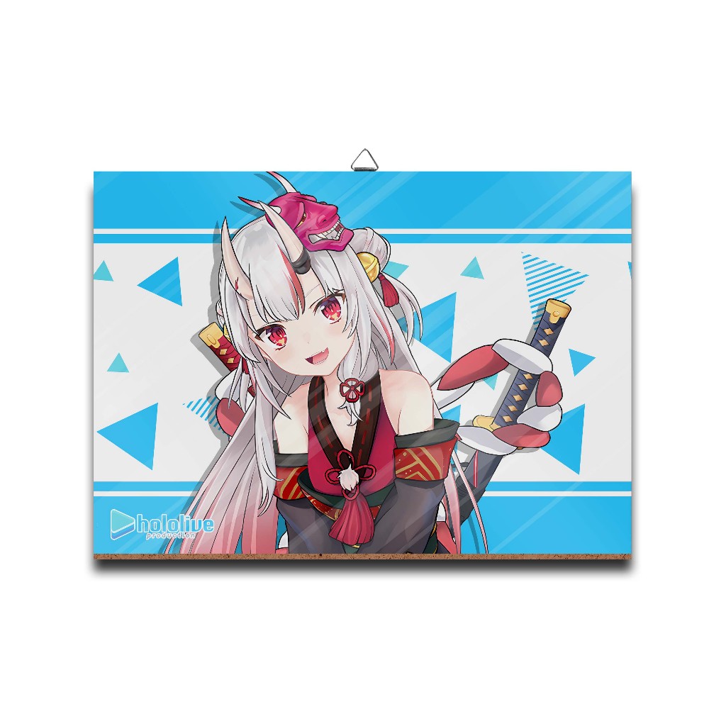 NAKIRI AYAME BASIC vtuber anime wooden wall Poster - HOLOLIVE Material ...