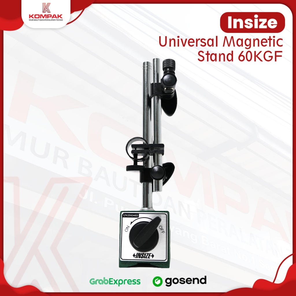 INSIZE 6201-60 Magnetic Stand Base - Flexible Stand - Dial Indicator ...