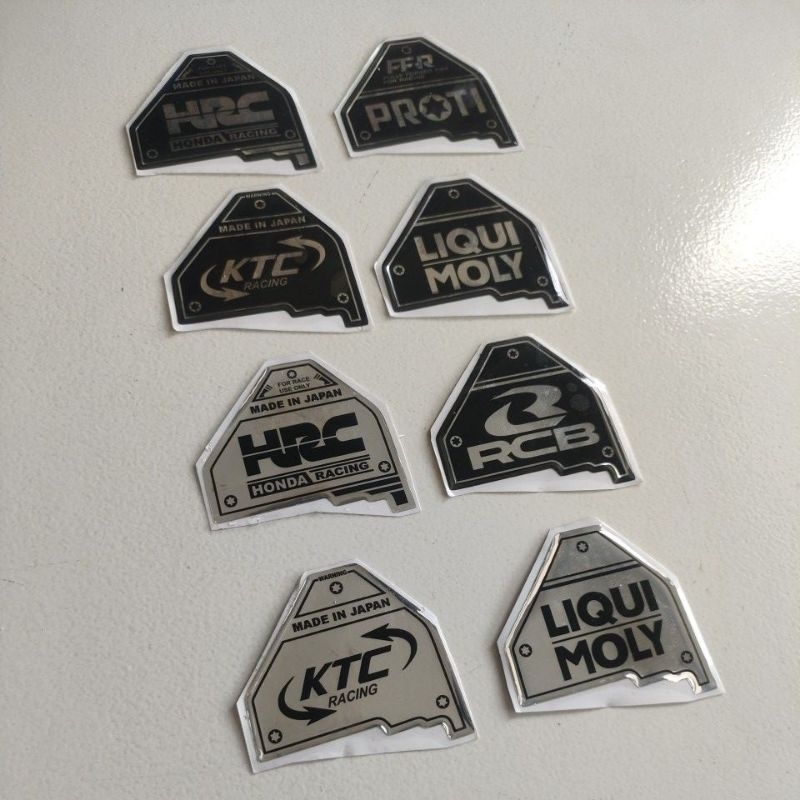 MESIN Engine Sensor Embossed Sticker, Air Filter Beat Deluxe & Scoopy ...