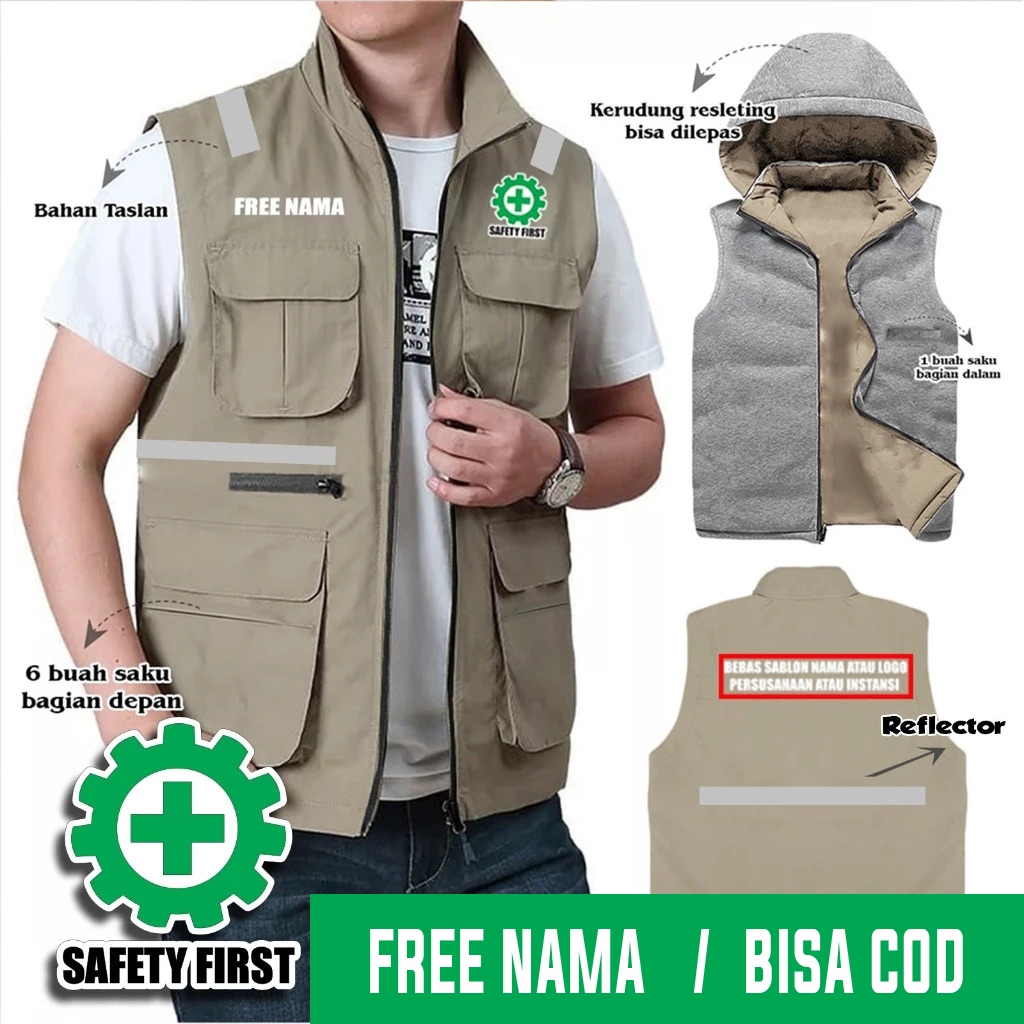 First K3 SAFETY VEST CUSTOM FREE NAME | Project vest | Field VEST ...