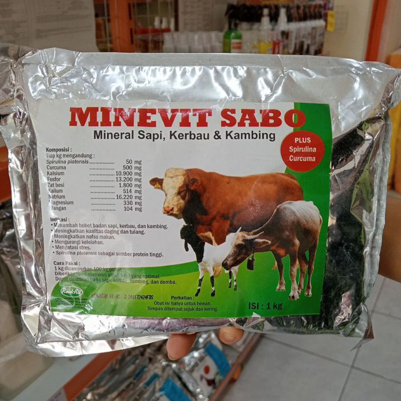 Minevit Sabo Raid All 1kg Minerals for cows, buffaloes & goats | Shopee ...