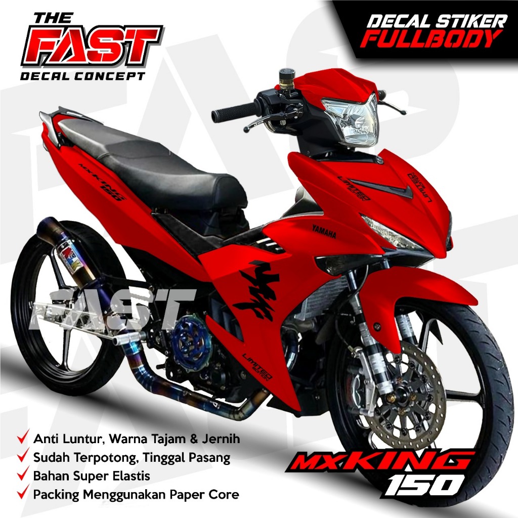 Mx King V1 Fullbody Decal Sticker with Simple Motif - Yamaha Jupiter Mx ...