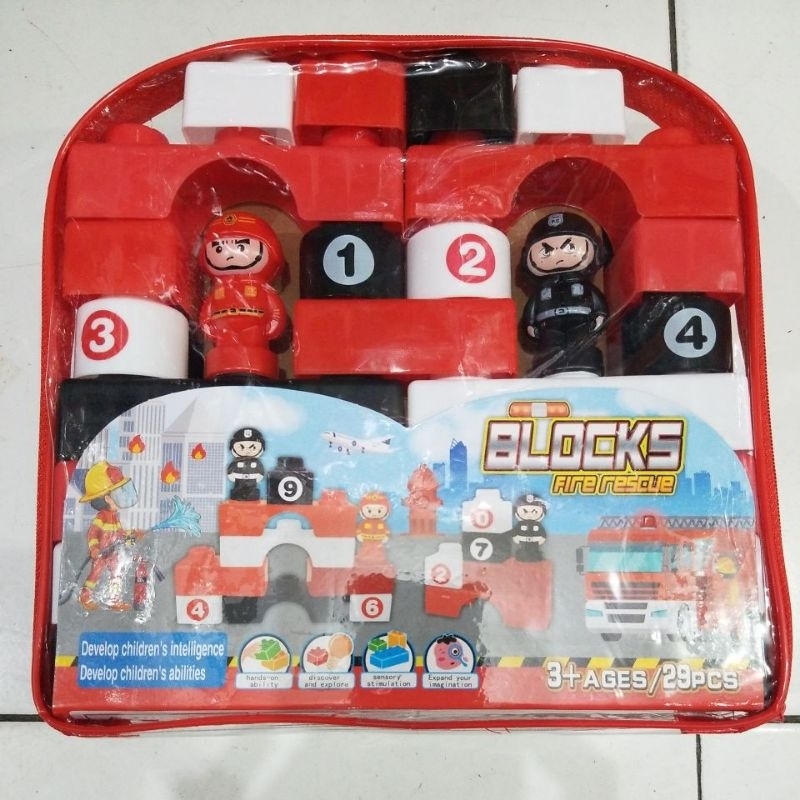 7900 Blocks Fire Rescue Small Set 29 Pcs | Shopee Philippines