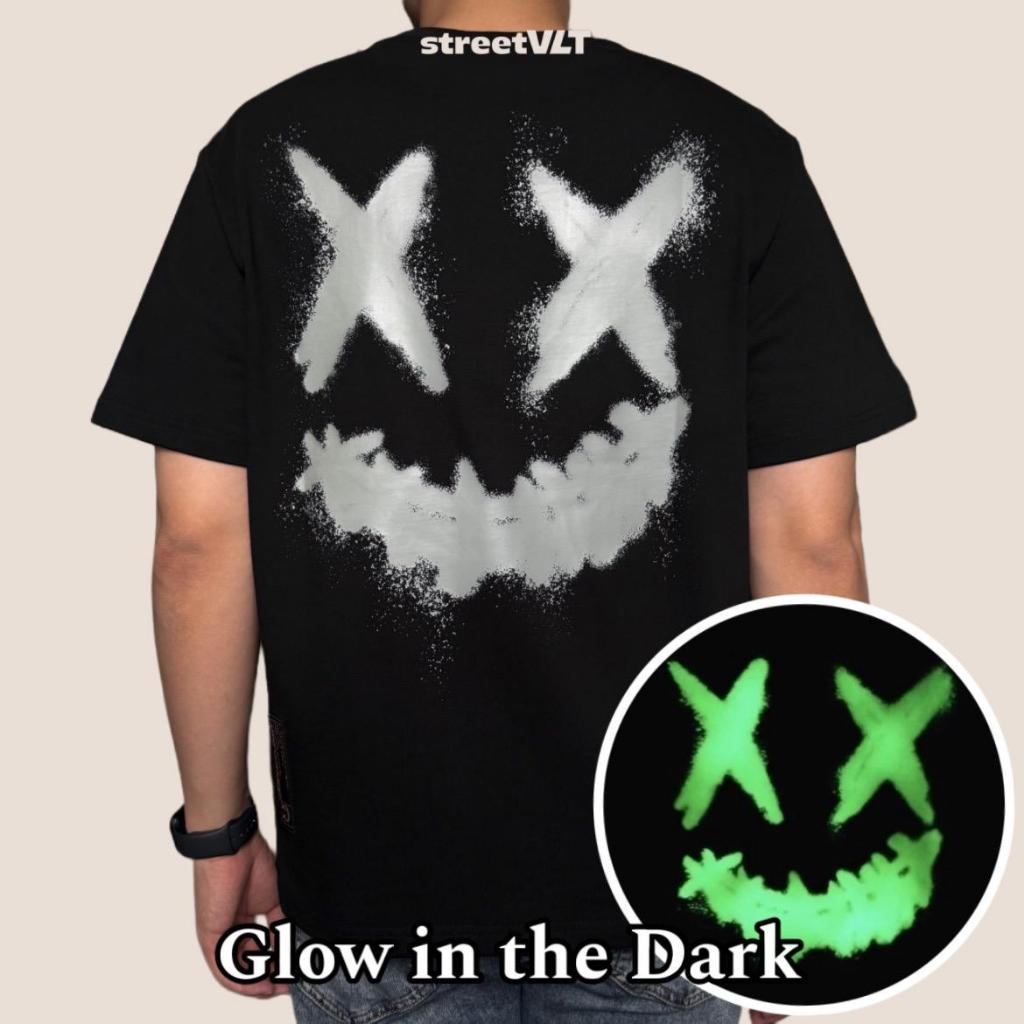 Ric Ricky Is Clown Night Blade Gray Glow in The Dark Black Tee Original ...