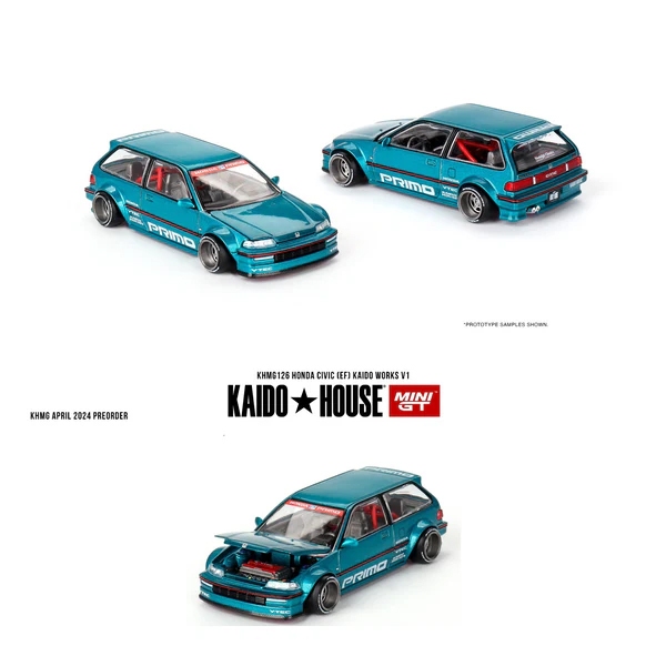 Mini GT Kaido House Honda Civic EF 1:64 Diecast Mini Scale Car model ...