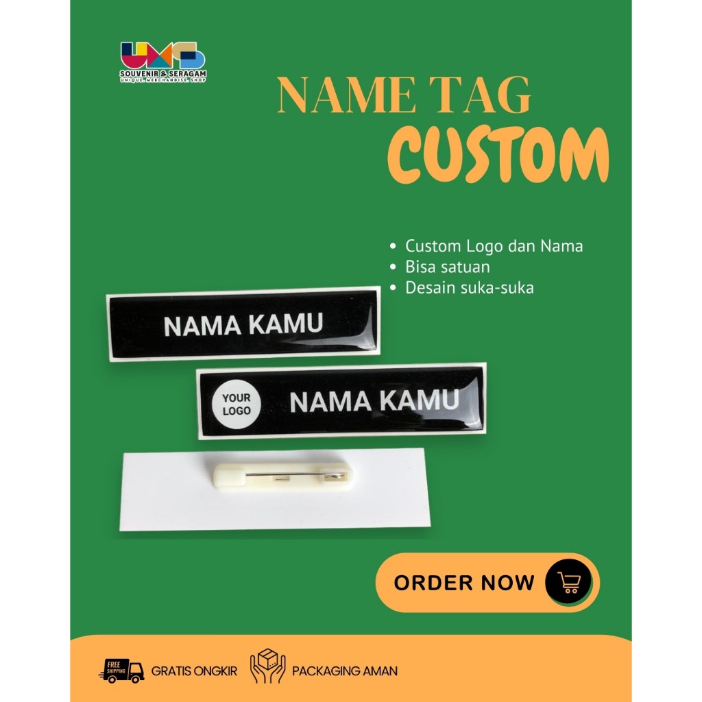 Name TAG / CUSTOM RESIN LAYER ACRYLIC CHEST NAME | Shopee Philippines