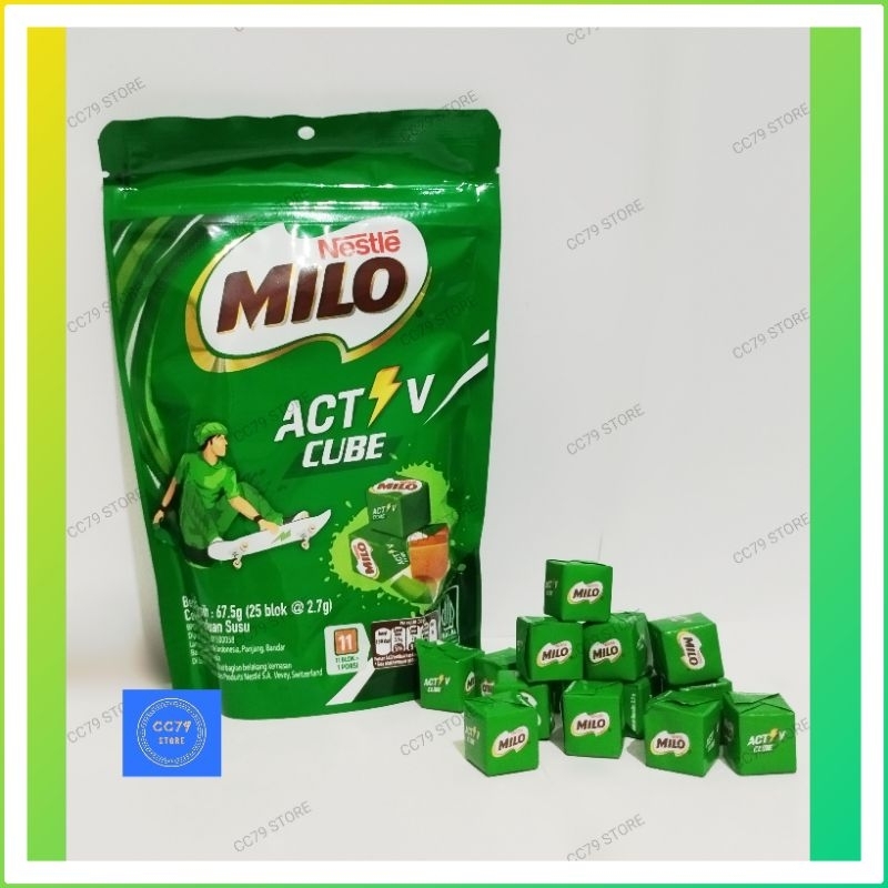 Nestle Milo Activ Cube Pouch contains 25 pcs | Shopee Philippines