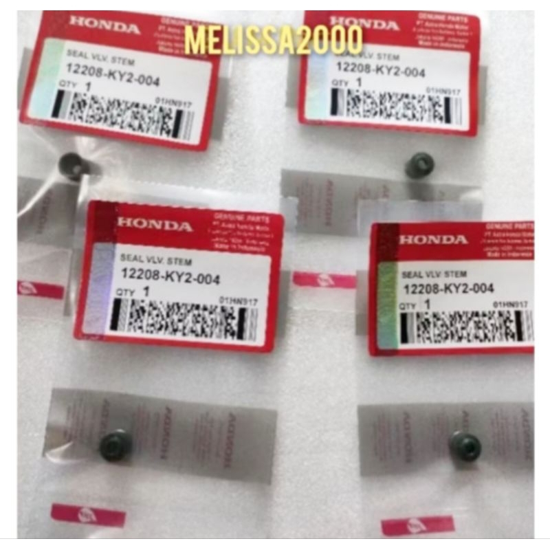 LOKAL 4pch CONTENTS VALVE SEAL CODE KY2 SET 4PC CB150R StreetFire OLD ...