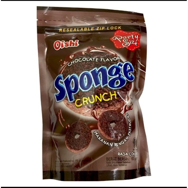 Oishi Sponge Crunch Chocolate 100 g | Shopee Philippines
