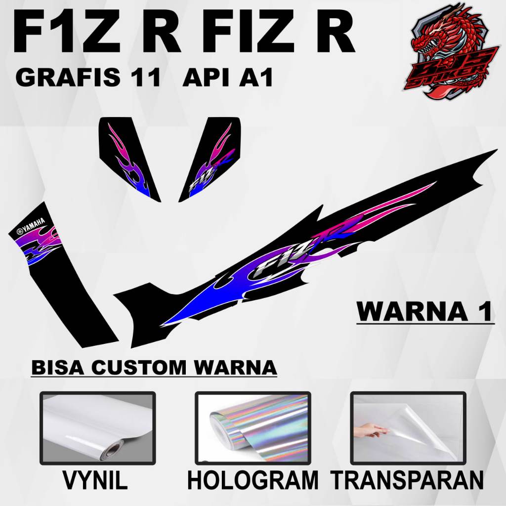 MESIN Fiz r Stickers F1z r Stickers Fiz r Stickers Fiz r Striping/ F1z ...