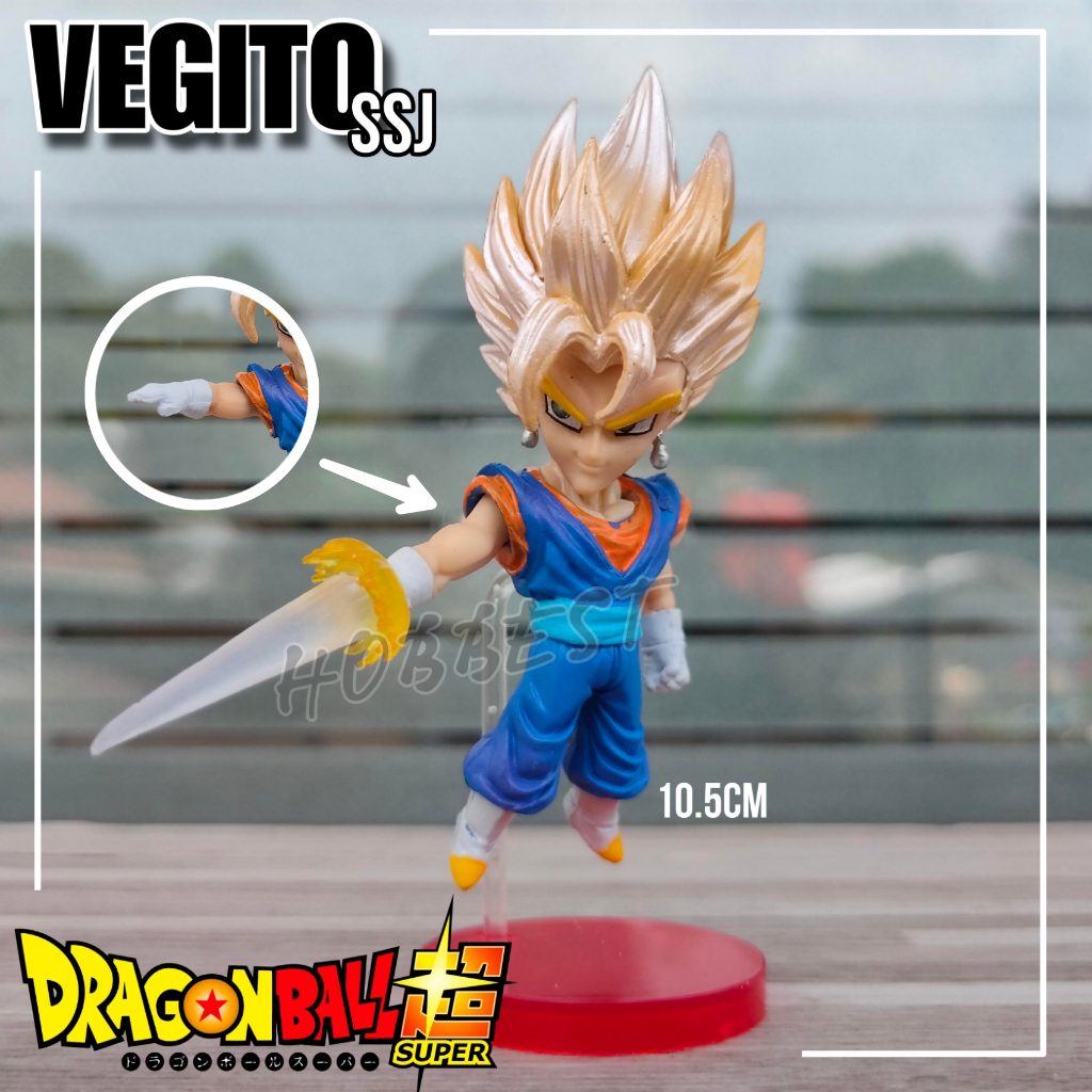 Action Figure WCF DRAGON BALL - Miniature Display Vegito Songoku Vegeta ...