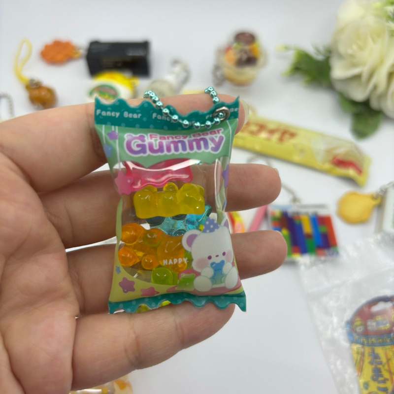 Gummy Bear Trinkets gotochi Japan gachapon | Tamagotchi food stationery ...