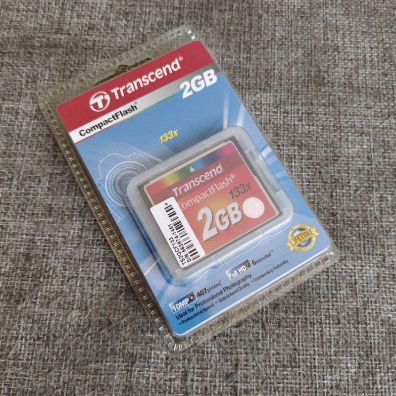 Memory CF Transcend 2GB 133x Compact Flash Industrial Memory Card Original | Shopee Philippines