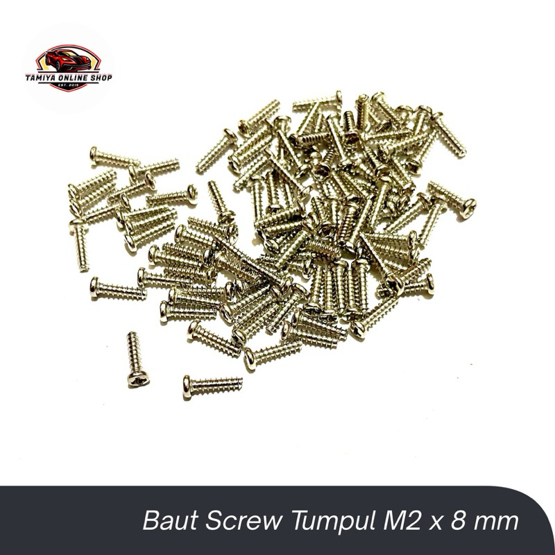 Blunt Screw Bolt M2 x 8 mm Self Tapping Head Round Head Screw Blunt ...