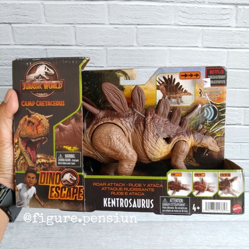 Dino ESCAPE KENTROSAURUS JURASSIC WORLD DINOSAUR MATTEL | Shopee ...