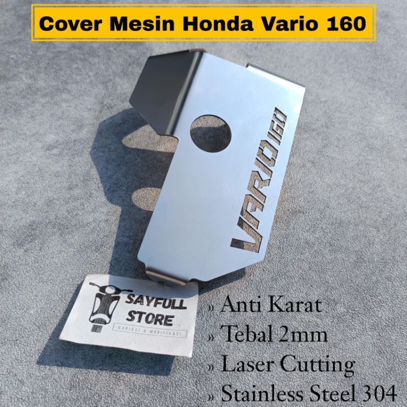 MESIN Engine Cover Engine Protector Engine Cover Honda Vario 160 Stylo ...