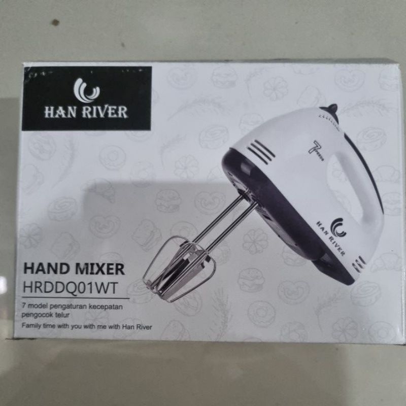 MESIN Han River Hand Mixer HRDDQ01WT Egg Beater | Shopee Philippines