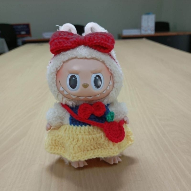 Snow White Baju Labubu Outfits Dress Only Baju Doll Labubu 17cm Suit ...