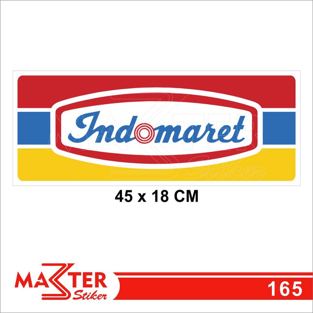 165 - Indomaret Logo Stickers, Vinyl Stickers, Premium, Waterproof, Can ...