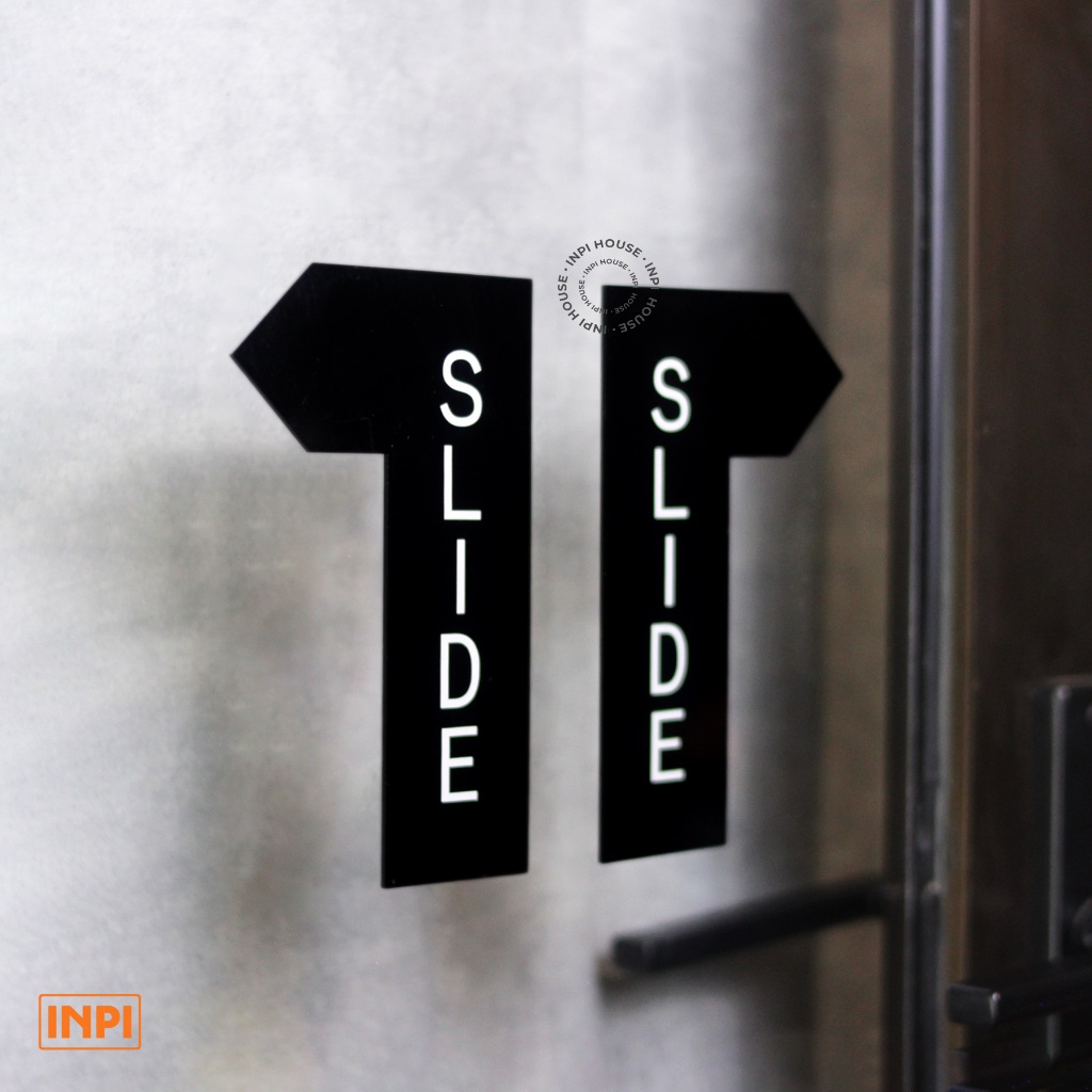 Acrylic Sliding Door Signage - INPI House | Shopee Philippines