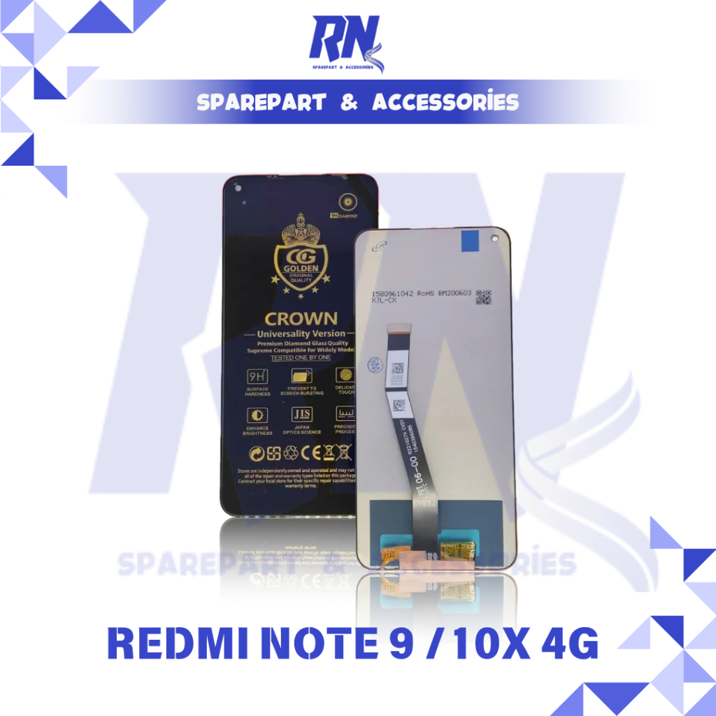 Lcd XIAOMI REDMI NOTE 9 / REDMI 10X 4G FULLSET ORIGINAL | Shopee ...