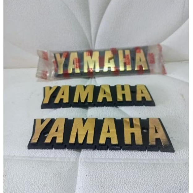 Yamaha GOLD WRITING TANK EMBLEM ON THE TANK RXKING RX KING RXS COBRA ...