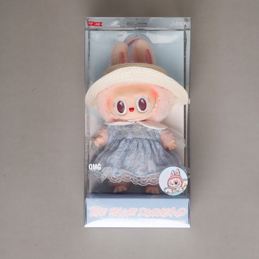 Pop Mart Labubu The Monster Mokoko V3 The Blue Diamond Pendant Vinyl ...