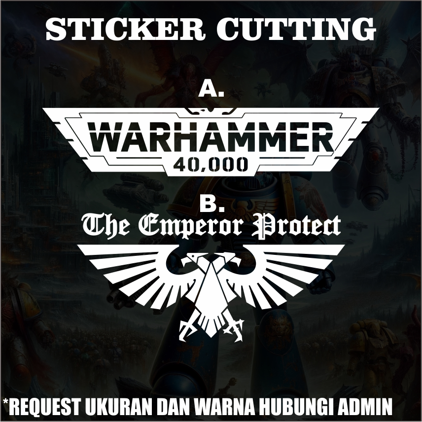 Warhammer Cutting Sticker/Sticker Cutting | Shopee Philippines