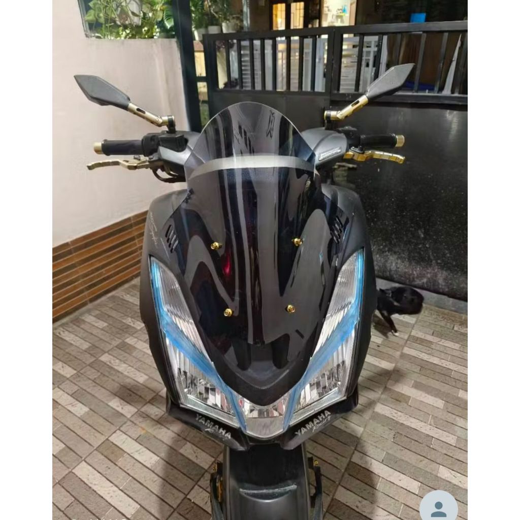 Lexi VISOR MODEL TDR MINI FIN WINDSHIELD LEXI MODEL TDR | Shopee ...