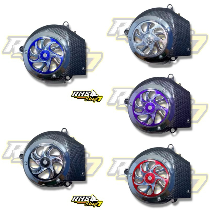 MESIN Hydrograph carbon Engine Fan cover Cap set spinner croem pnp ...