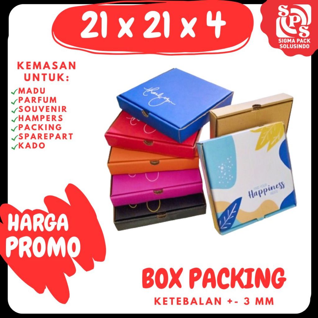 Box 21x21x4 LD Cardboard Pizza Packing Hampers Packaging Box Cardboard ...