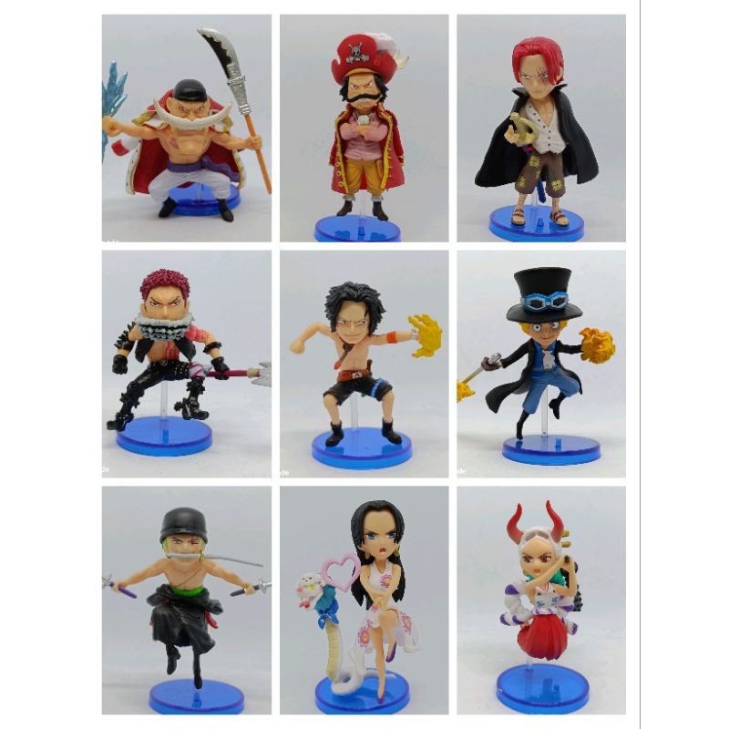 ONE PIECE MINI FIGURE WCF WANO SHANK GOL D ROGER PORTGAS SABO BOA ZORO ...