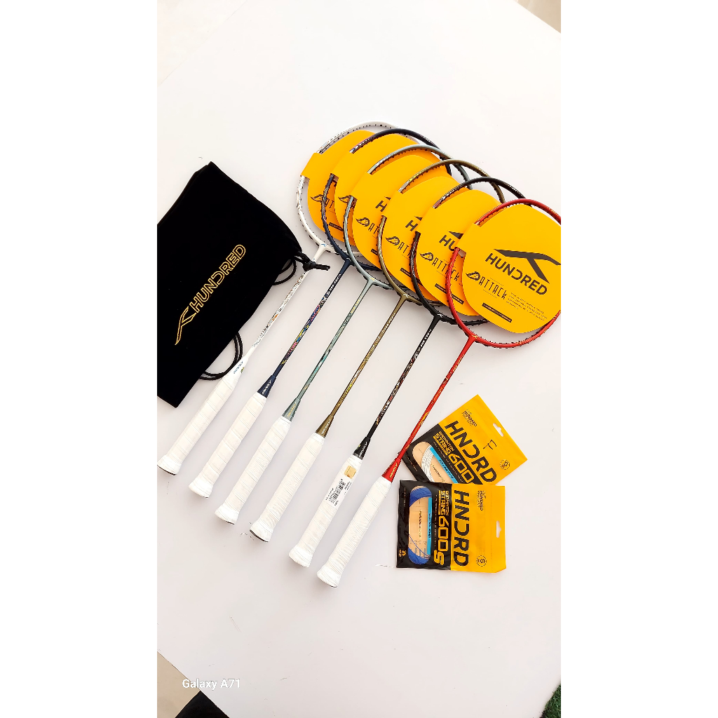New! Hundred HNDRD T-REX 800 White Badminton Racket | Shopee Philippines