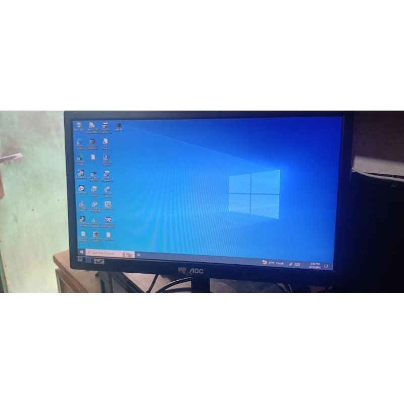 Aoc 19 normal led monitor | Shopee Philippines
